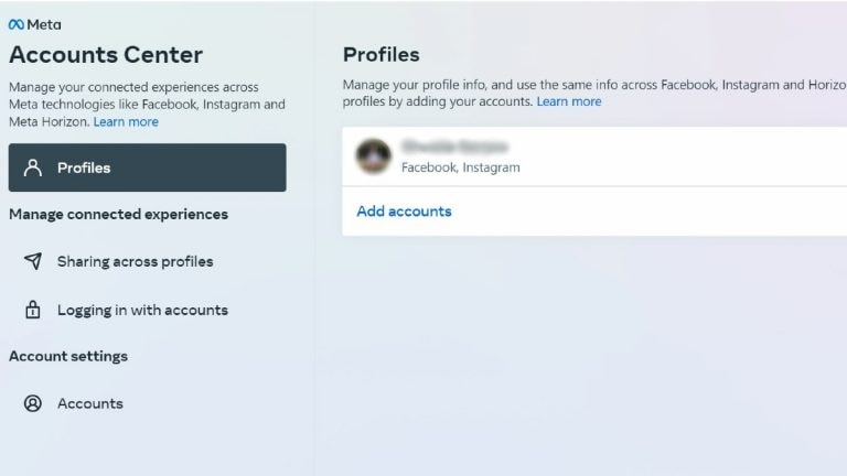 Meta hacks: How to add (or remove) your Facebook, Instagram accounts ...