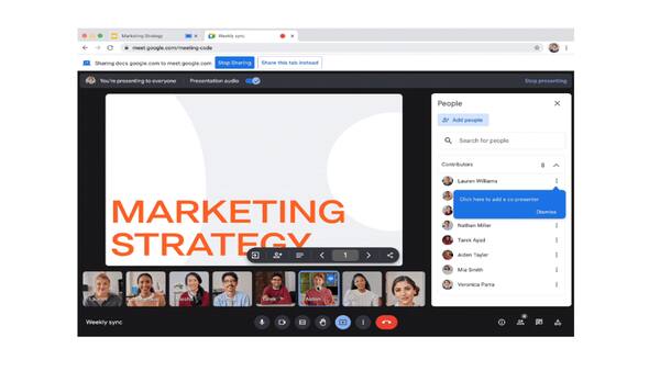 Google Meet co-present slides feature: How to use it