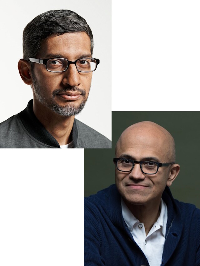 Sundar Pichai, Satya Nadella, and other top 10 CEOs of tech firms that ...