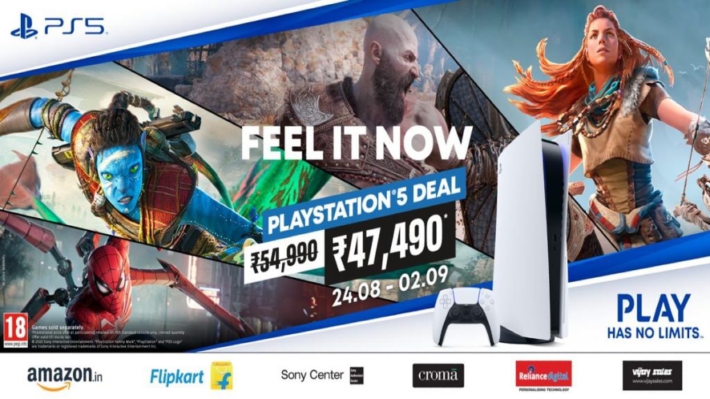 Sony PlayStation 5 gets a discount of Rs 7,500 on Amazon, Flipkart ...