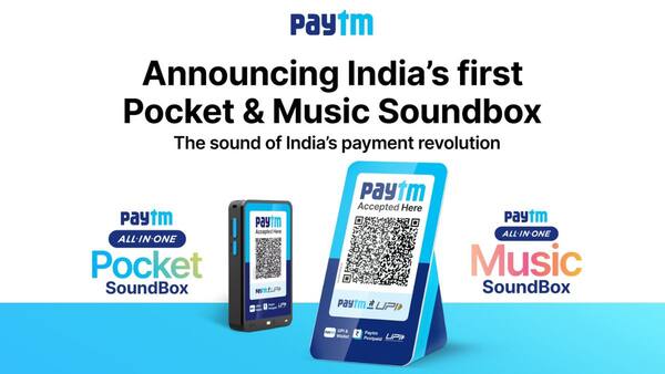 Paytm ने पोर्टेबल Pocket Soundbox और Music Soundbox किया लॉन्च, ऑडियो ...