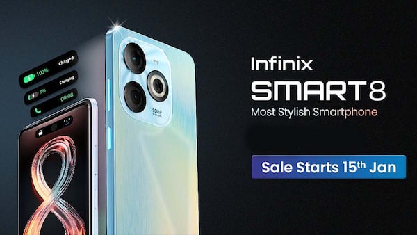 Infinix Smart 8 first sale today: Check price, offers, and specs