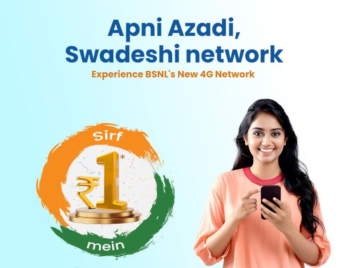 BSNL Freedom Offer for Just Re 1 Gives Users Unlimited Calling and High-Speed 4G Data Access