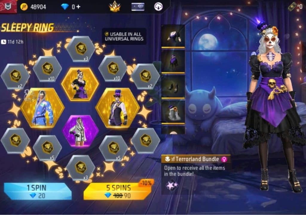 Free Fire Max में Sleepy Ring हुआ शुरू, Sleepyhead Bundle फ्री पाने का ...