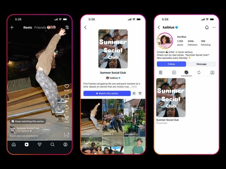 Instagram and Facebook Reels could soon get a new way to watch episodic ...